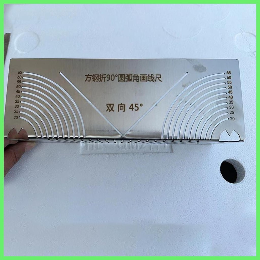 Arc Marking Ruler Right Angle Stainless Steel Scriber Ergonomic ...