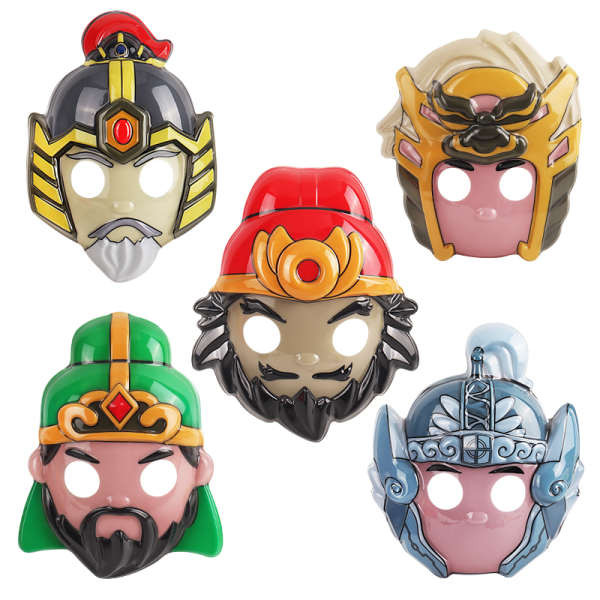 Children s Masks Three Kingdoms and Five Tigers Guan Yu Zhang Fei Zhao ...