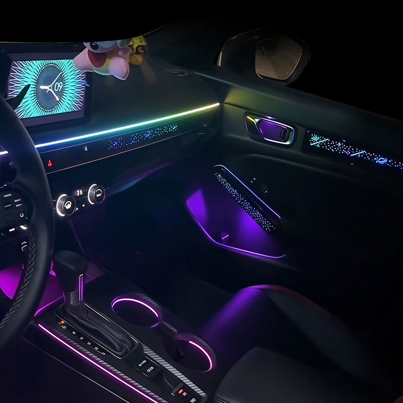 Honda Civic FE OEM VE Ambient Light RGB dynamic Ambient Light | Shopee ...