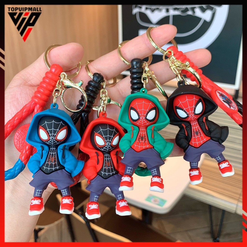 🔥IN STOCK🔥 Spiderverse Hoodie Keychain | Cute Spiderman Design | Cool ...