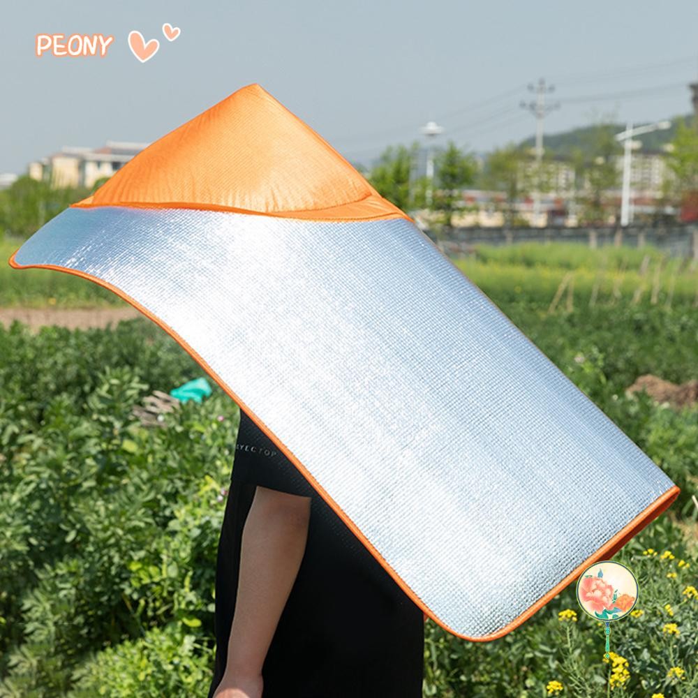 PEONYMY Sun Hats, Heat Insulation Cloak thi Tea Picking Cap, Cloak thi ...