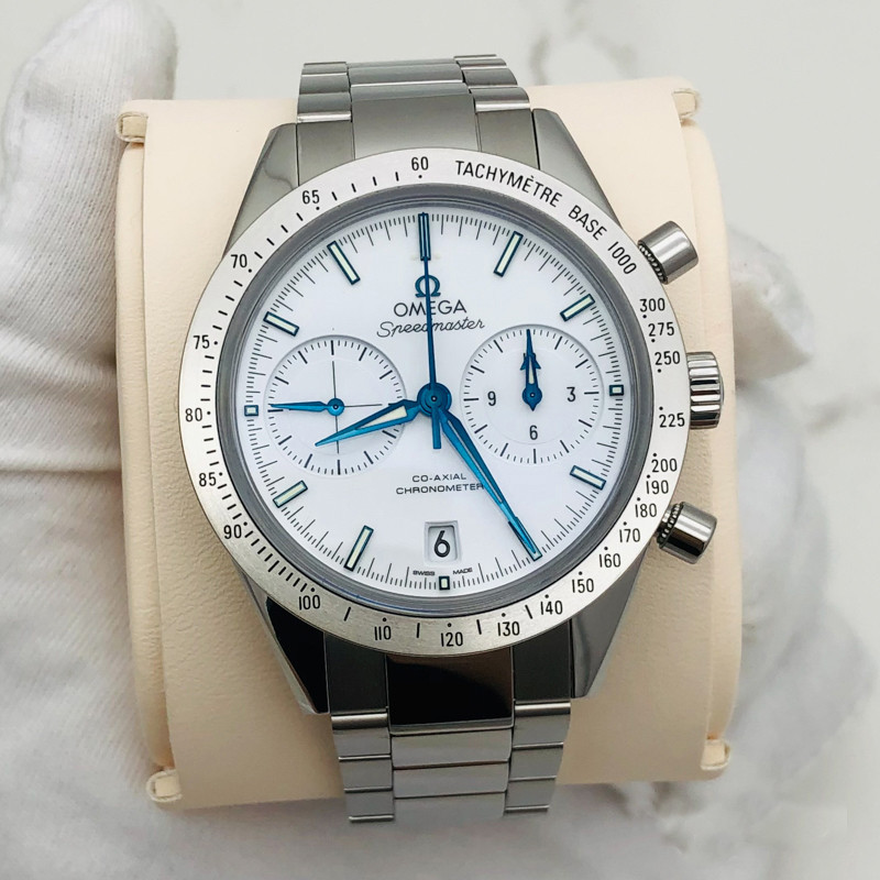 Omega Omega Omega Speedmaster Series Men's Watch White Dial Blue Needle ...