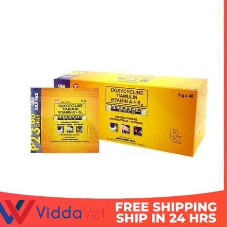 Viddavet Vetracin 1box Vetracin Gold 5g x 48 / 1 box | Shopee Malaysia