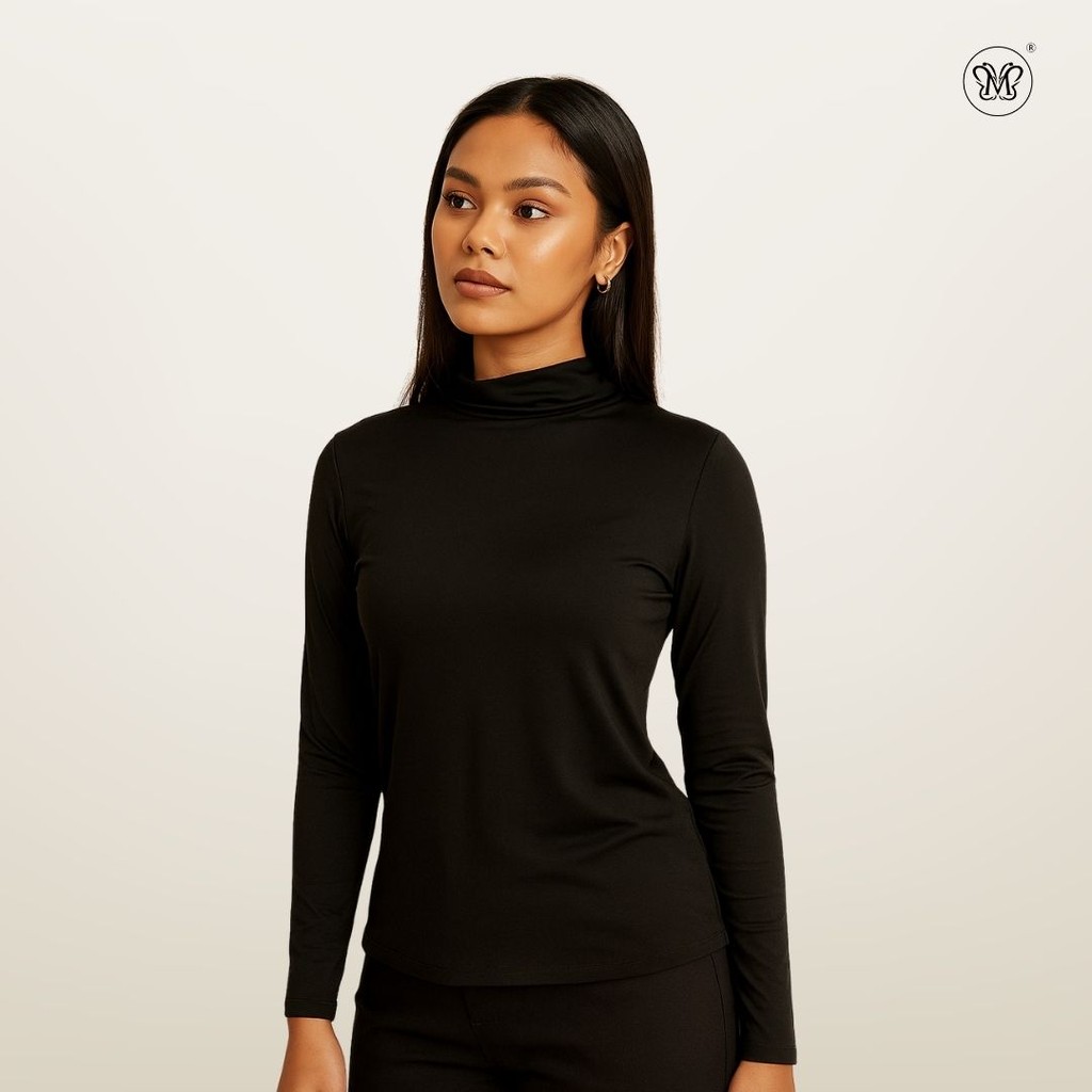 M&B LADIES INNER (1278) LONG SLEEVE INNER TURTLENECK | Shopee Malaysia