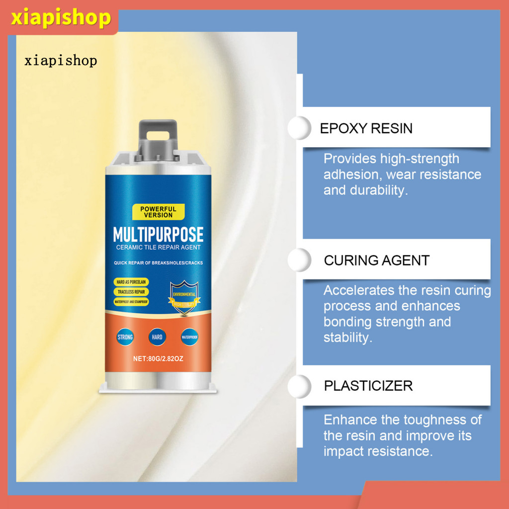 XPS Epoxy Tile Repair Kit Tile Repair Kit with Push Rod Waterproof Tile ...