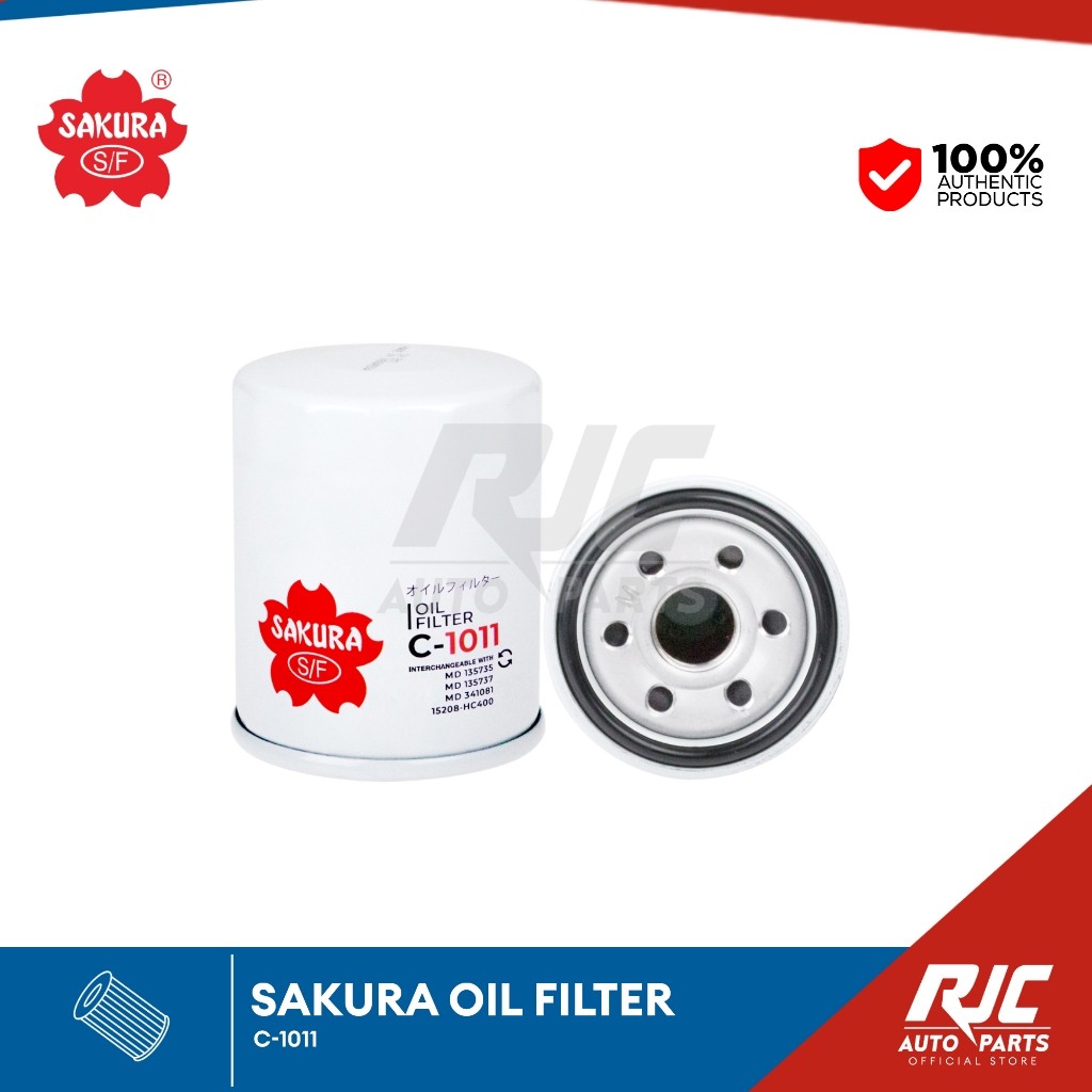 SAKURA OIL FILTER SPIN ON VIC C-415 MIT. G32B/G33B/4G63/4G92/4G13 ...