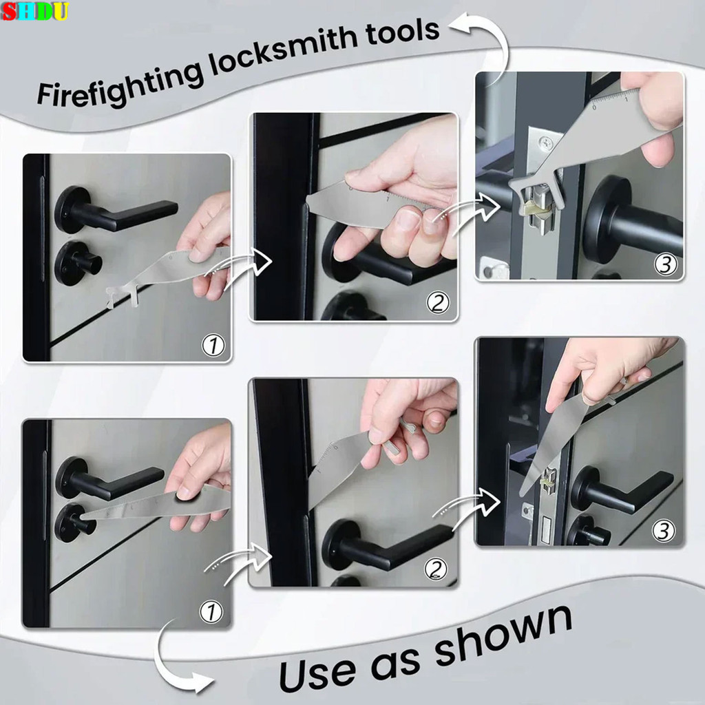 new Multi-purpose Lever Tool Door Gap Clamp Tool Fire Pry Tool Portable ...