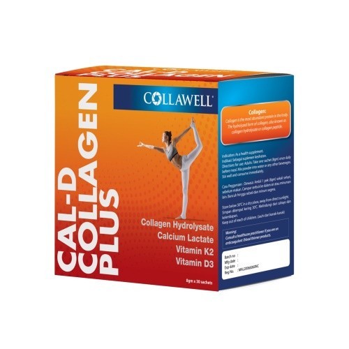 COLLAWELL CAL-D COLLAGEN PLUS 8GM X 30 SACHETS | Shopee Malaysia