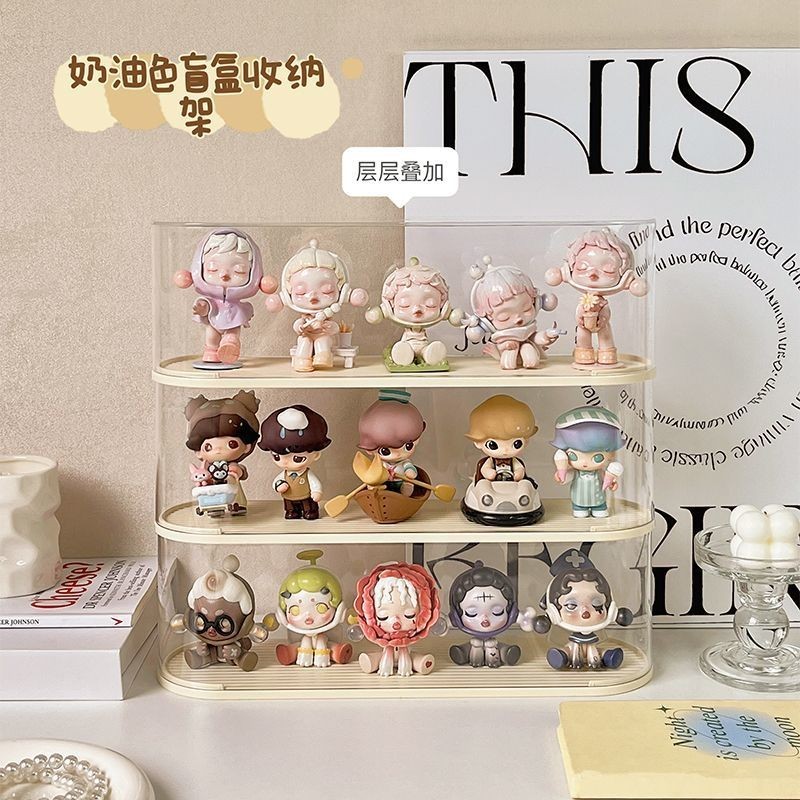 Pop Mart dimoo Mystery Box Storage Display Stand Temperature ins Figure ...