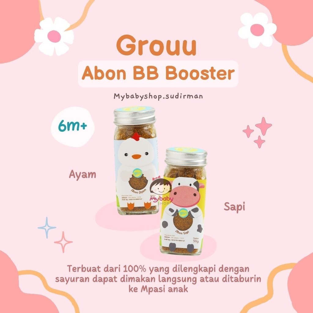 Grouu - Shredded Mpasi & Children (Chicken Shredded Beef) - BB Booster ...