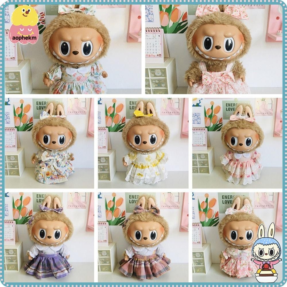 AOPHEKM Labubu Doll Clothes, Only Selling Clothes Cute Cartoon Labubu ...