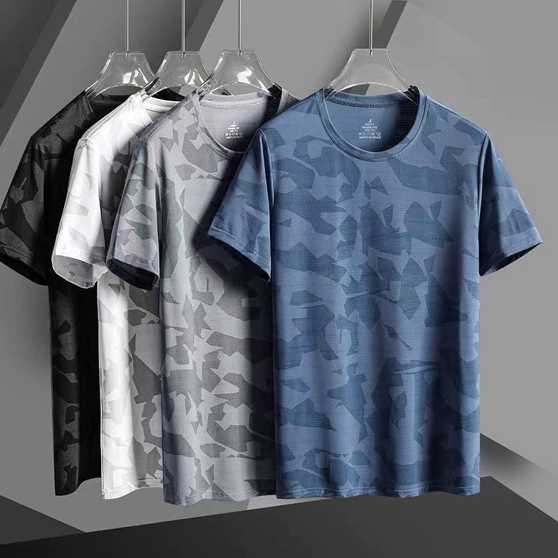 Quick Dry Slim Fit T-Shirt Jersey Unisex Baju Camouflage Sport Clothing ...