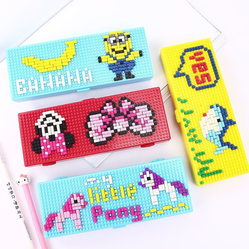 Gift Pencil Box Stationery case Kotak Pensel Kotak pencil Sekolah DIY ...