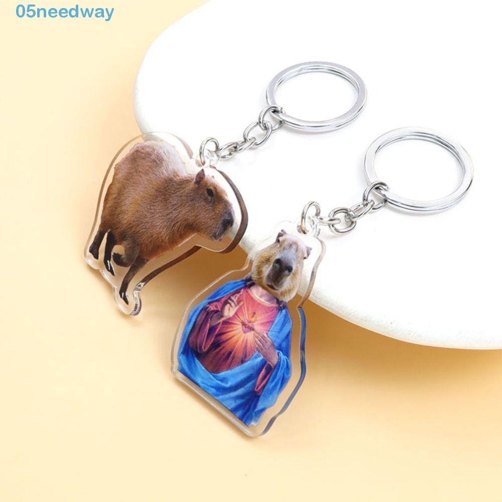 NEEDWAY Animal Capybaras Keyrings, Resin Cartoon Capybara Capybara ...