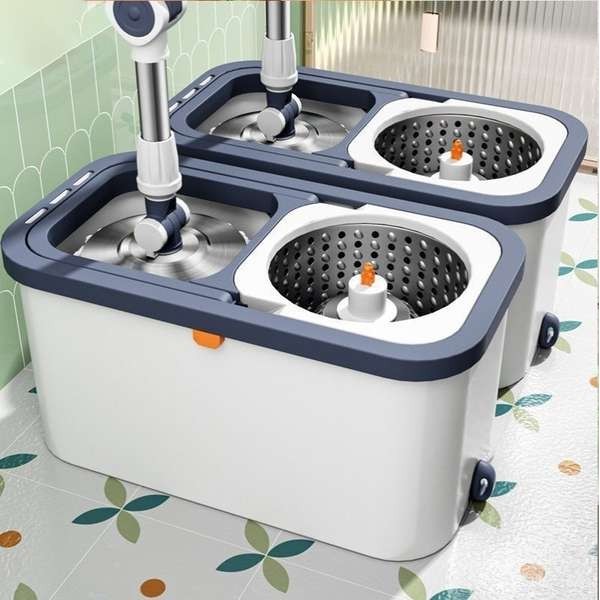 mop lantai viral mop spin mop lantai spin Set baldi pel berputar 360 ...