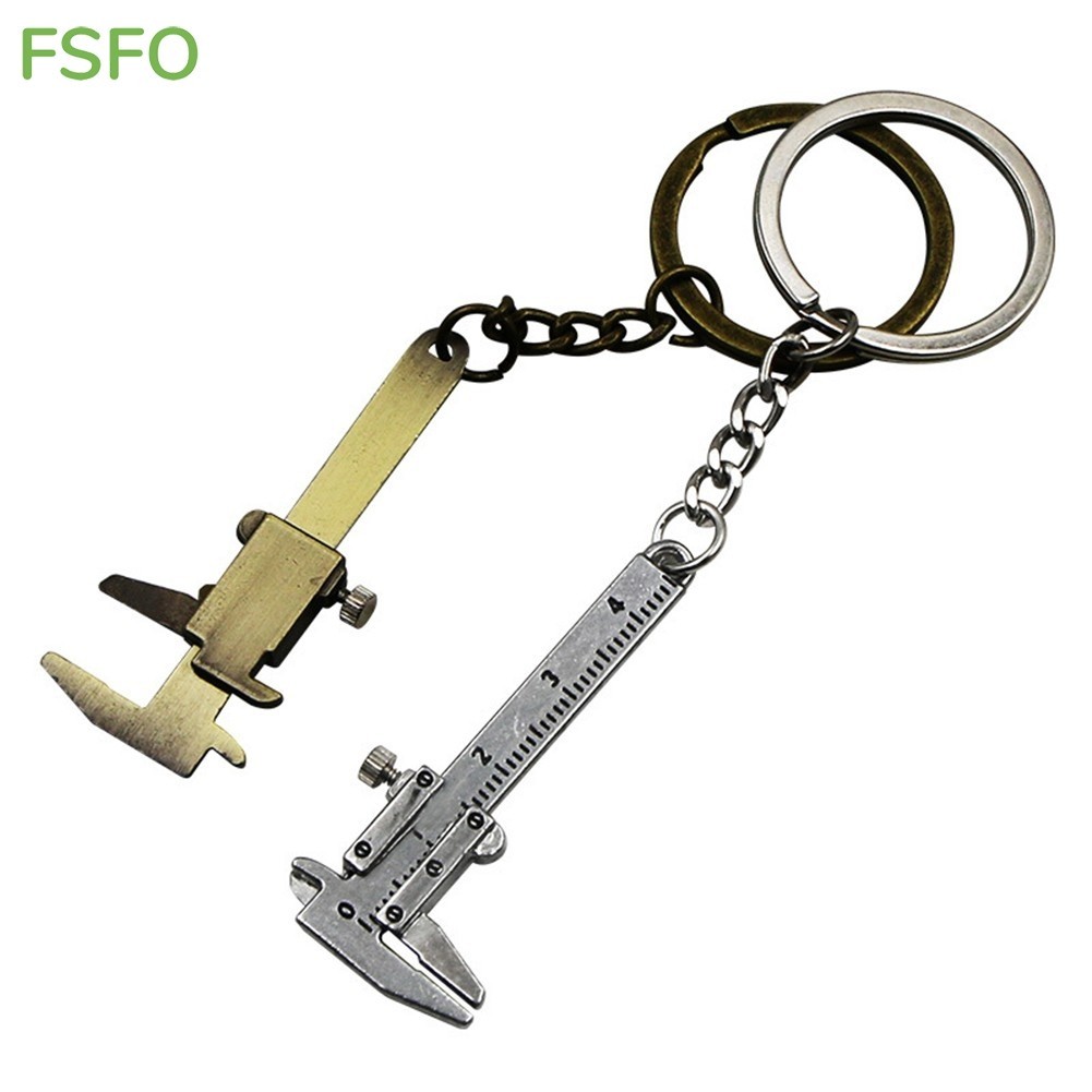 FSFO| Portable 0-4cm Mini Vernier Calipers Keychain Measuring Gauging ...