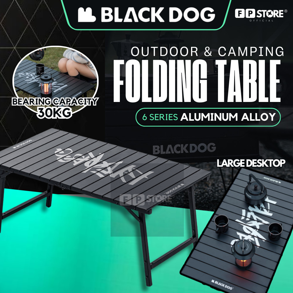 [ COD READY STOCK ] BLACKDOG Aluminum Foldable Table With Bag Folding ...