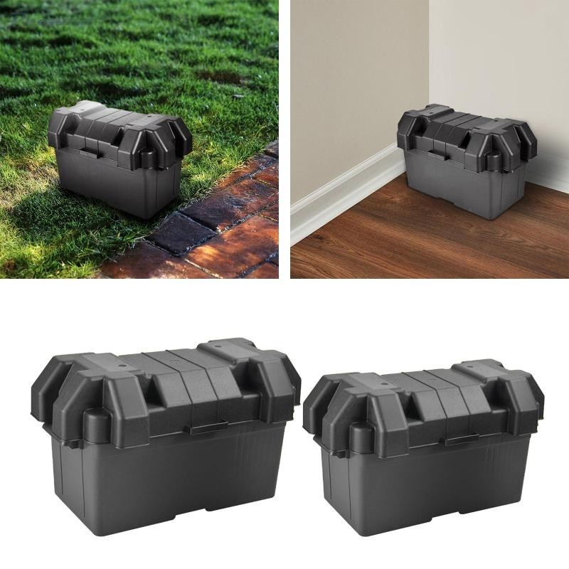 [Colaxi1ddMY] Battery Box Battery Tray Cases with Strap Multifunction ...
