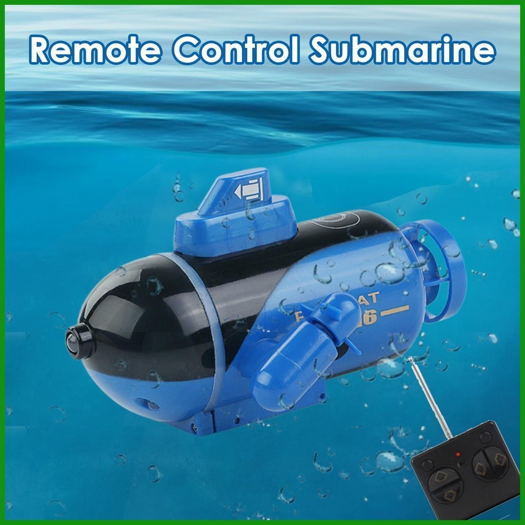 RC Submarine Toy Model Electronic Water Toy Boat Rechargeable ...