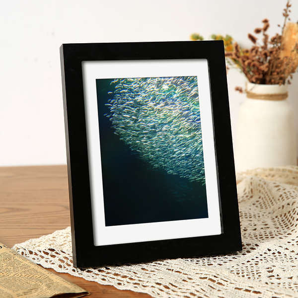 frame gambar aesthetic frame gambar Bingkai foto kayu pepejal, tetapan meja, gaya minimalis ...