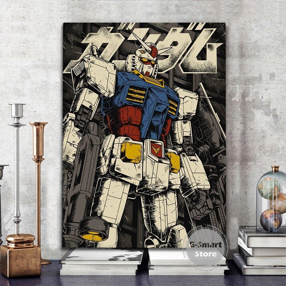 Mobile Suit Gundam Poster Modern Style Canvas Print Painting Art Aisle ...