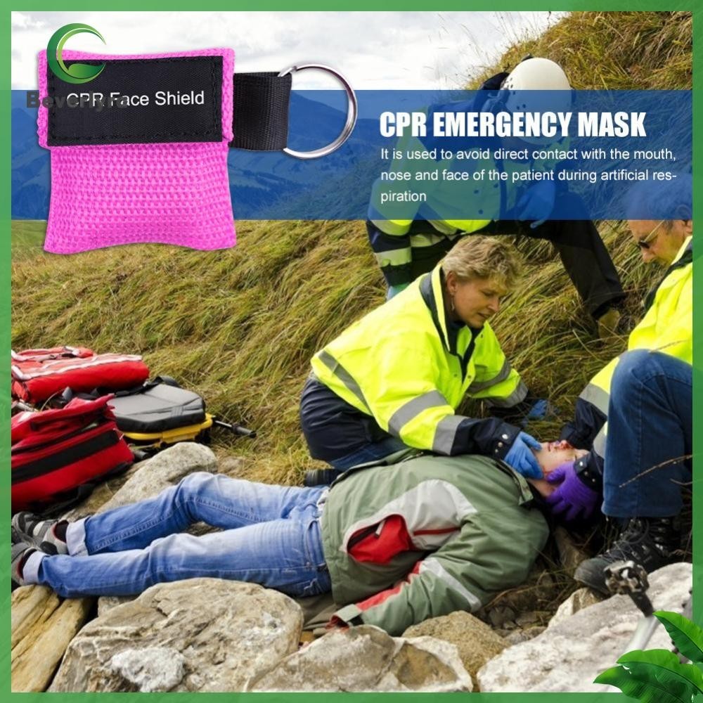 Bv MY# Keychain Resuscitator Face Shield Emergency First Aid Tools CPR ...