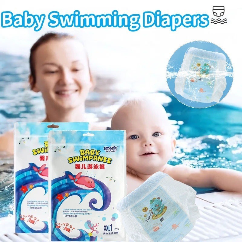 Baby Swimming Diapers Disposable Waterproof Pull-up Swim Pants ...