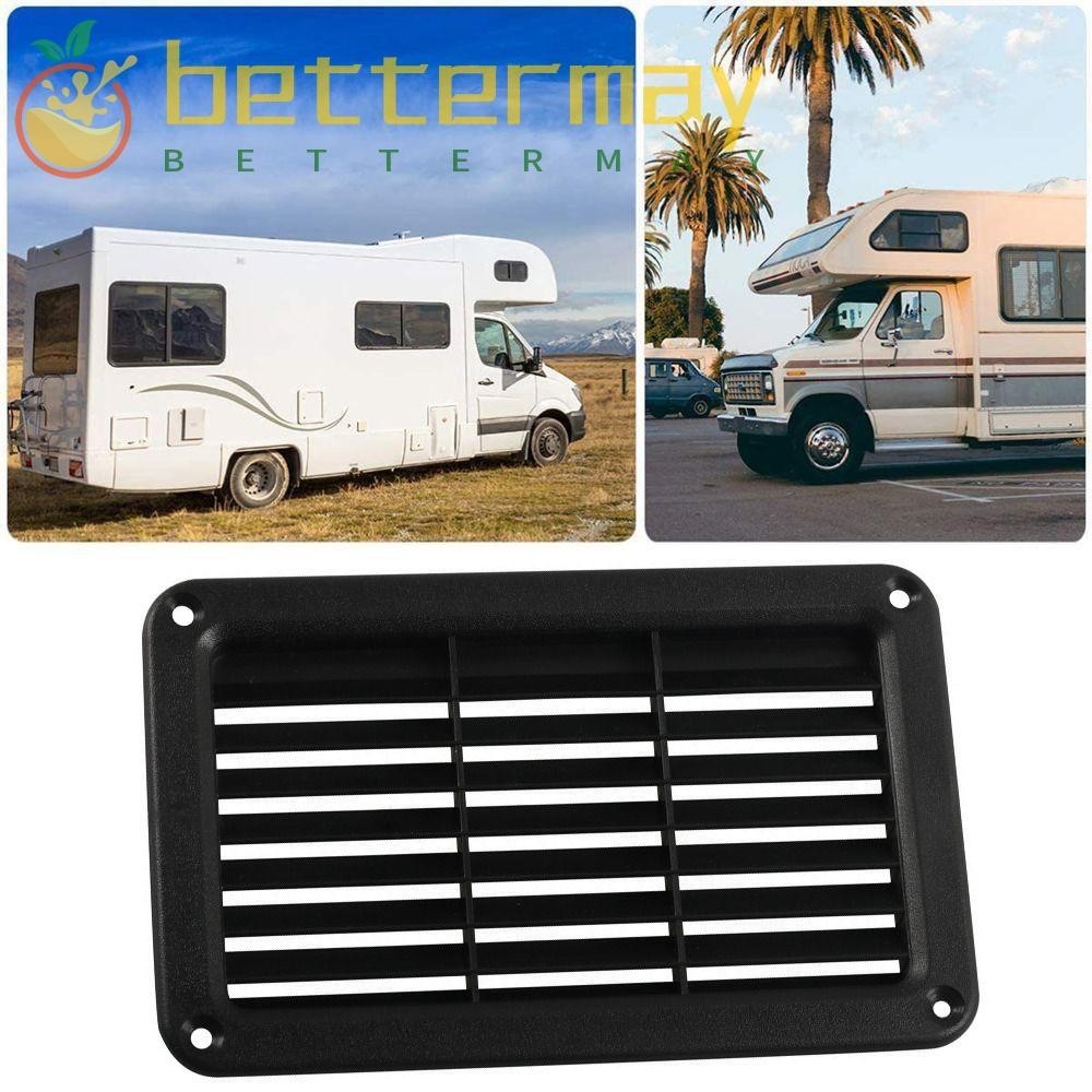 BETTER-MAYSHOW Louvered Vents 193x122mm Ventilation Blade Plastic ...
