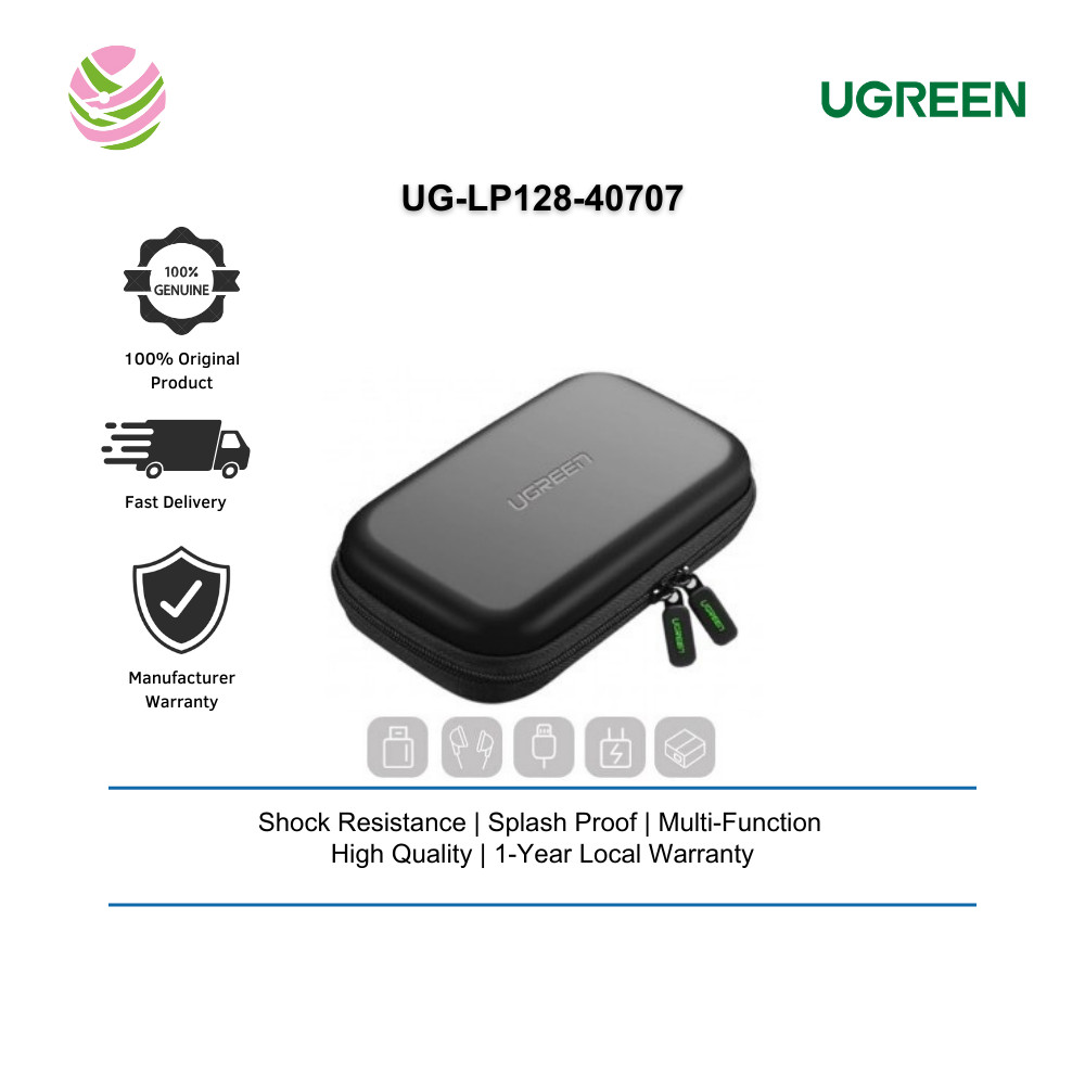 UGREEN BAG MULTIFUNCTION STORAGE (16.5*9.5*4.5 CM) SMALL SIZE (BLACK ...