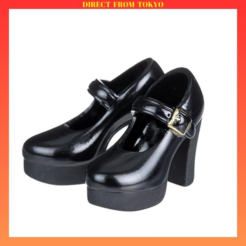 Obitsu Seisakujo 1/6 Doll Soft Vinyl Heel Strap Shoes Black/White/Milk ...