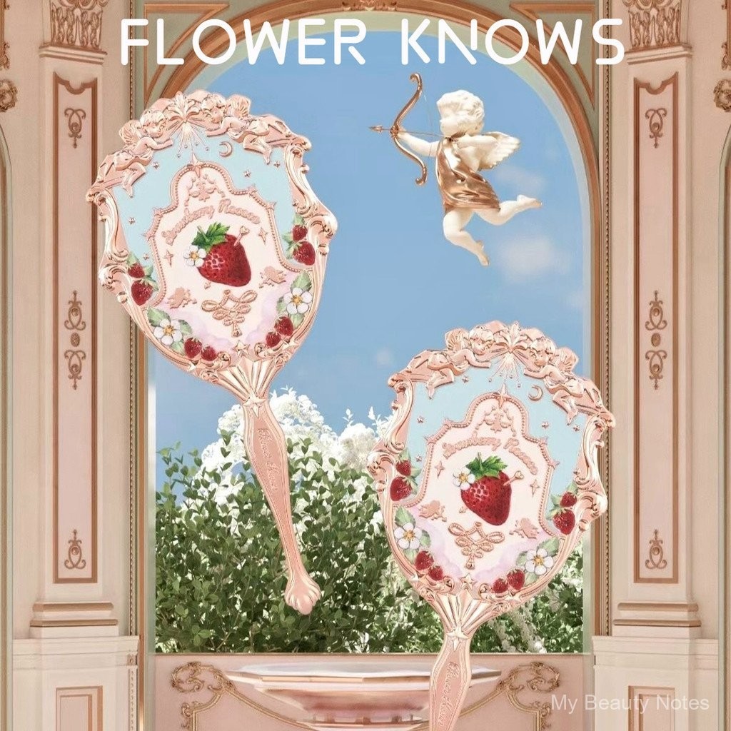 FLOWER KNOWS Strawberry Rococo Handheld Mirror Tea Mint Princess Makeup ...