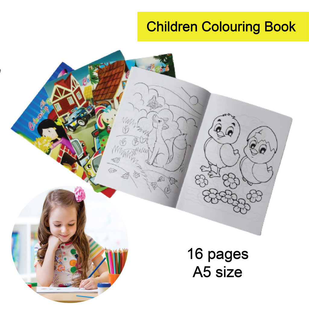 Children Coloring Book A5 size (16pages) | Shopee Malaysia