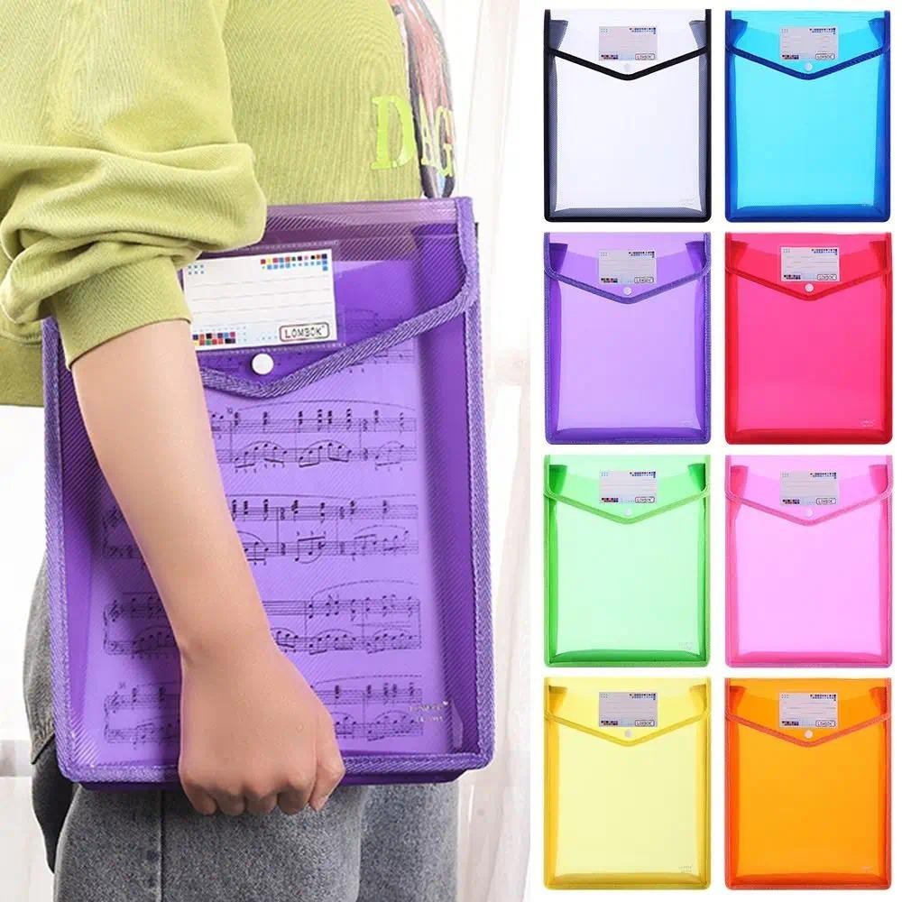 A4/A5File Folder Stationery Storage Folder Waterproof File Organizer ...