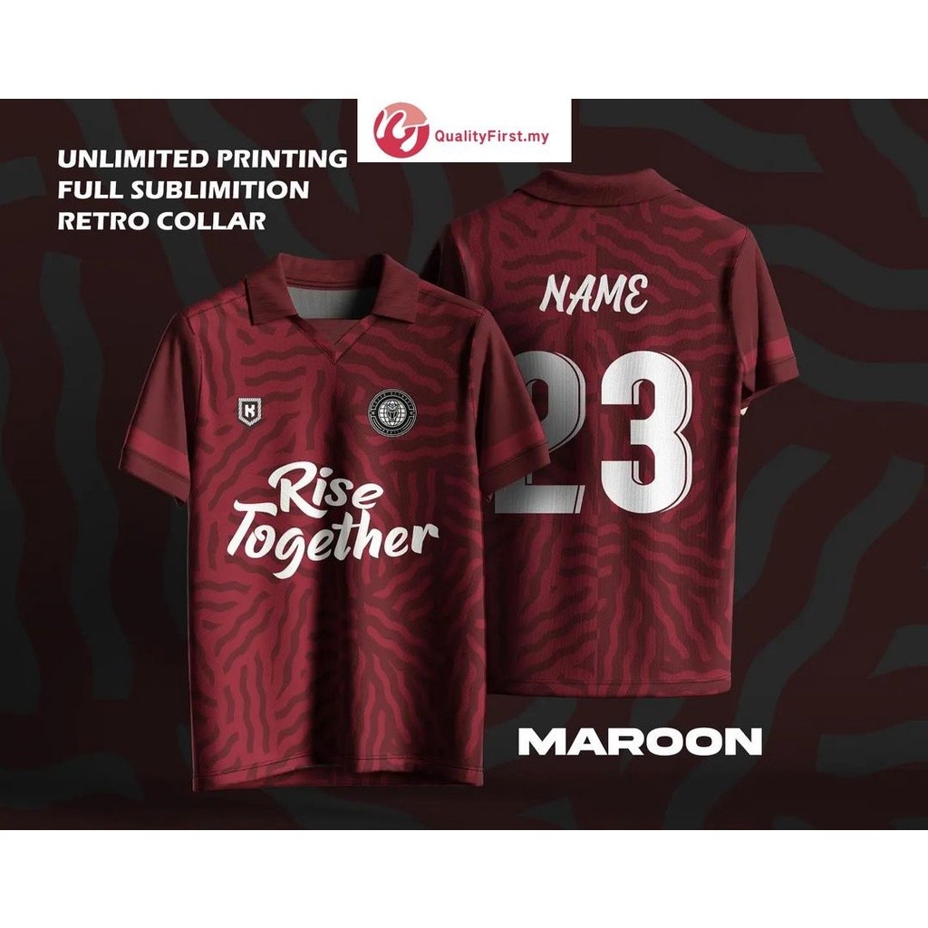 RISE TOGETHER JERSEY Murah Custom Jersey Viral Tiktok 2023 Jersi Name ...