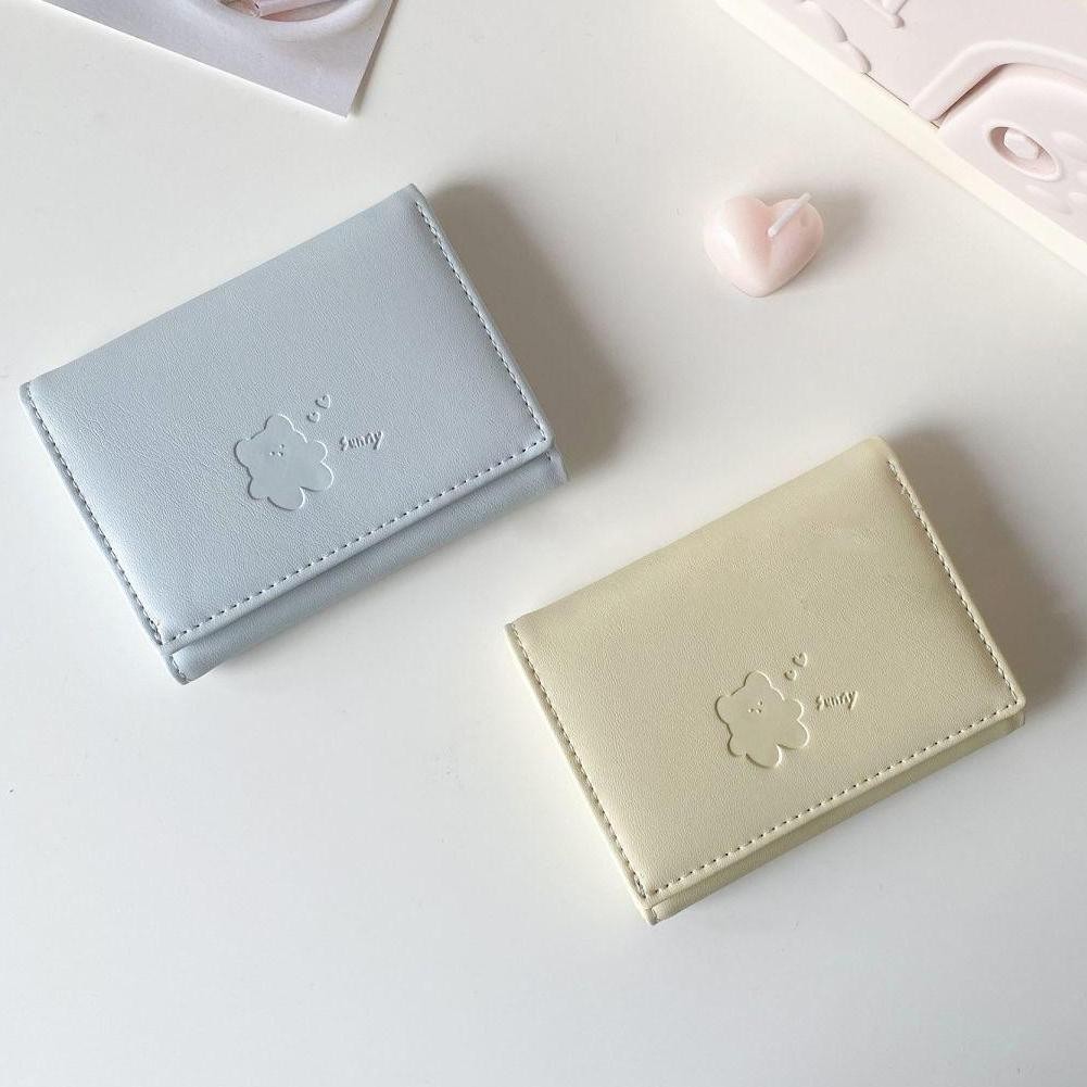 Ins Wind Bear Wallet Simple And Gentle New Short Wallet Multi ...