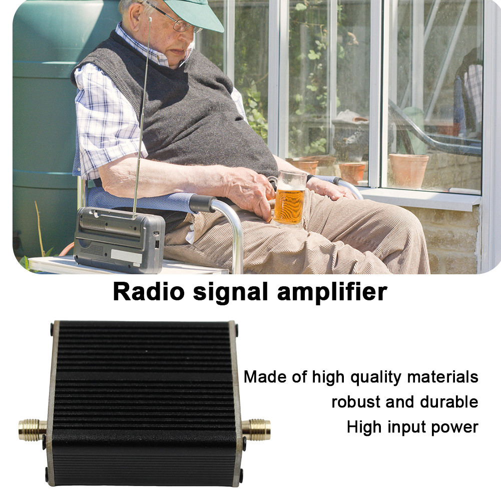 10K-6GHz Full Band 20dB High Gain Power Preamplifier with SMA Female ...
