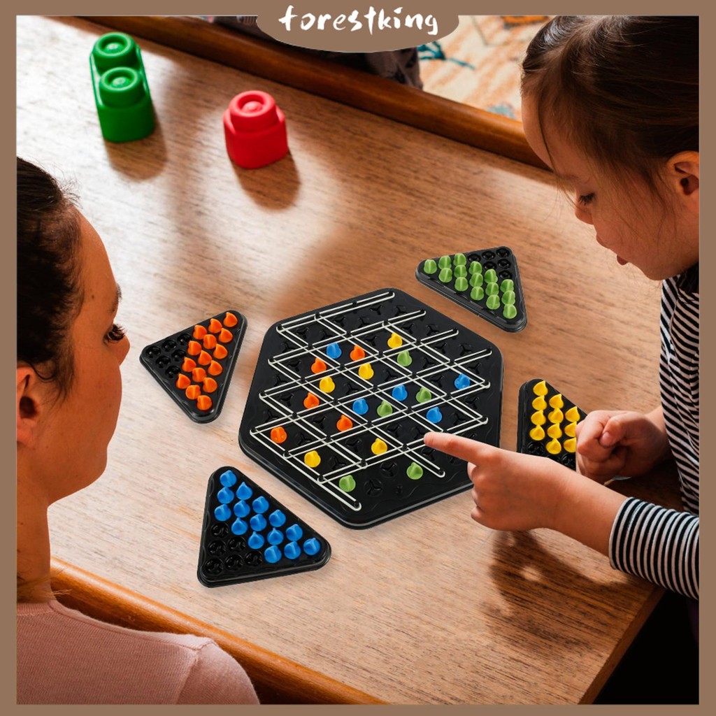 Triangle Chess Game Triangle Board Game Rubber Band Triangle Game Chain ...