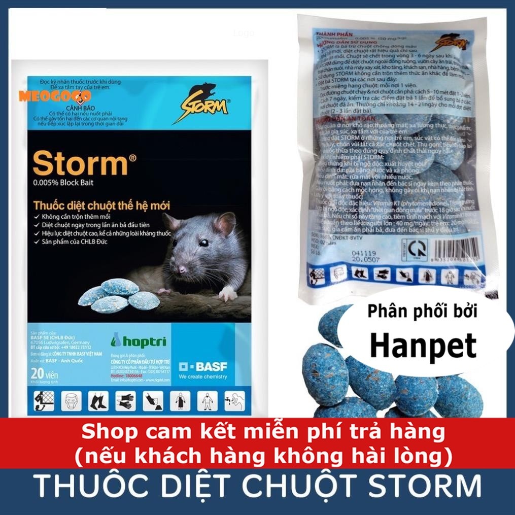 Storm rat poison (1 pack of 20 tablets) | Shopee Malaysia