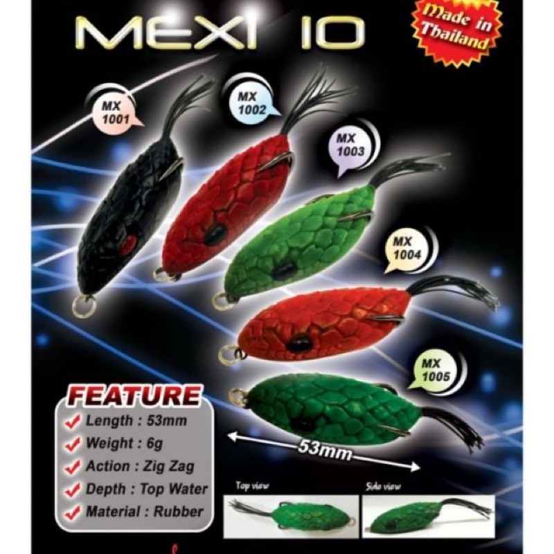 EXP Mexi 10 Fidi Soft Lure For Snakehead Fishing Lure 🔥Ready Stock🔥 100 ...