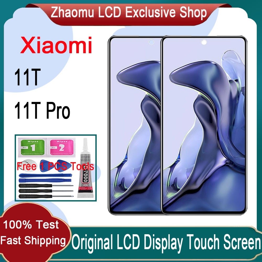 Original AMOLED Xiaomi 11T Mi 11T Pro LCD Display Touch Screen With ...