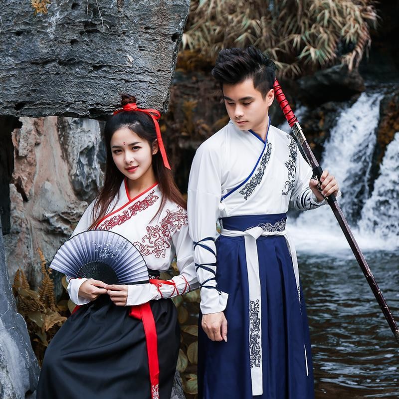 Hanfu Female Male Chinese Style Improved Hanfu Female Heroine Guest ...