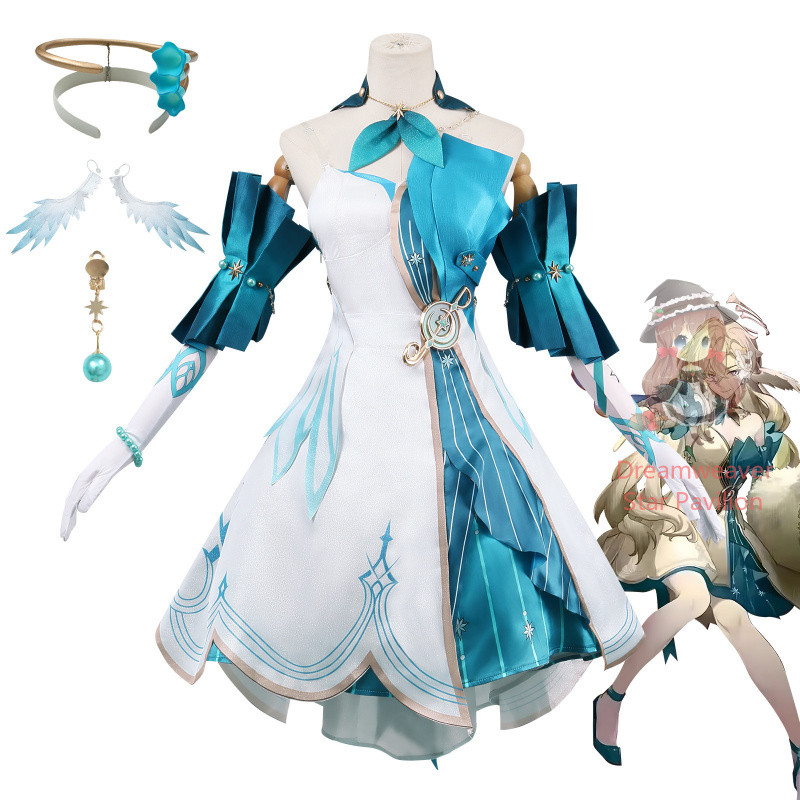 Honkai Star Rail Aventurine-Robin Cosplay Costume Premium Metal Version ...