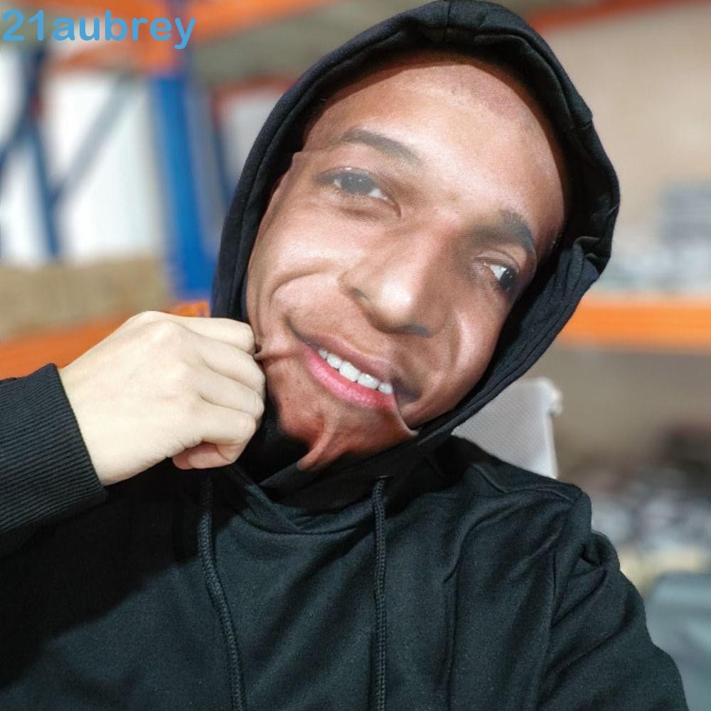 AUBREY1 3D Printed Face Mask, Famous Person Full Face 3D Seamless Mask ...