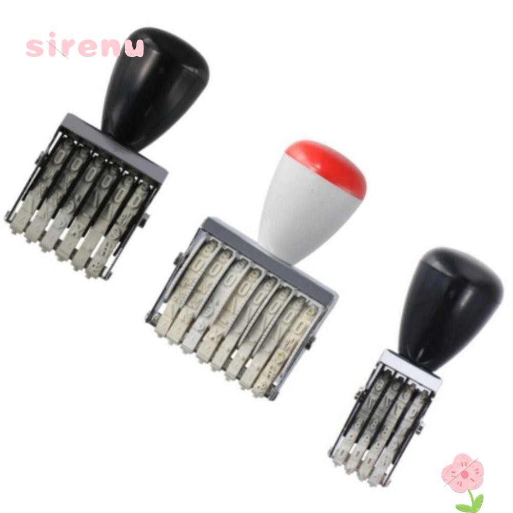 SIRENU Number Stamp, Changeable Personalized Roller Stamps, DIY 4,6 or ...
