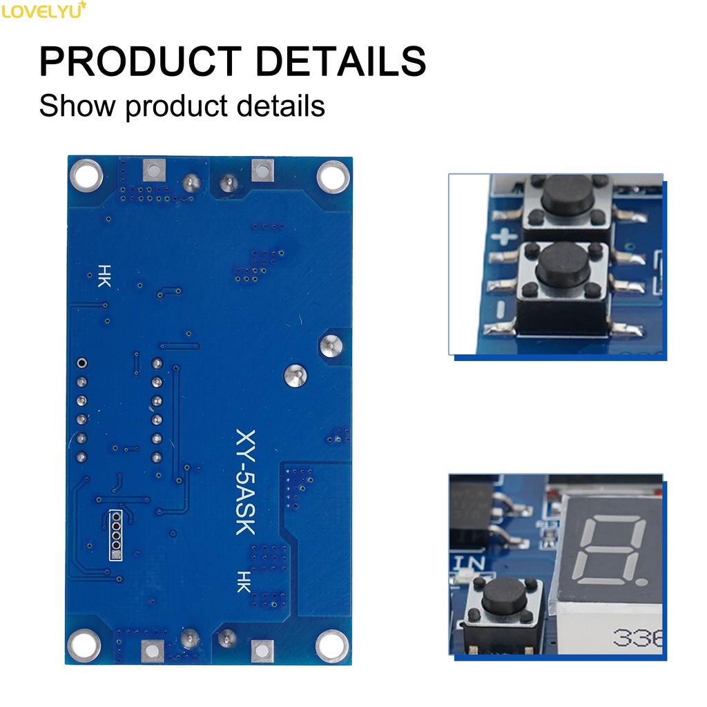 hot| 5A 75W CNC DC-DC adjustable step-down module CNC power supply with ...