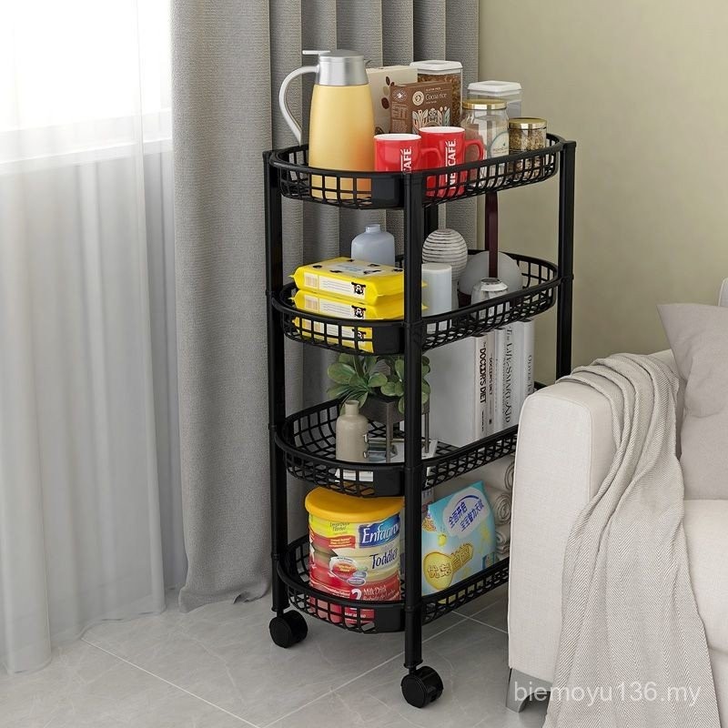 Storage Rack Multi-Layer Storage Rack Wall-Side Floor Kitchen Storage ...
