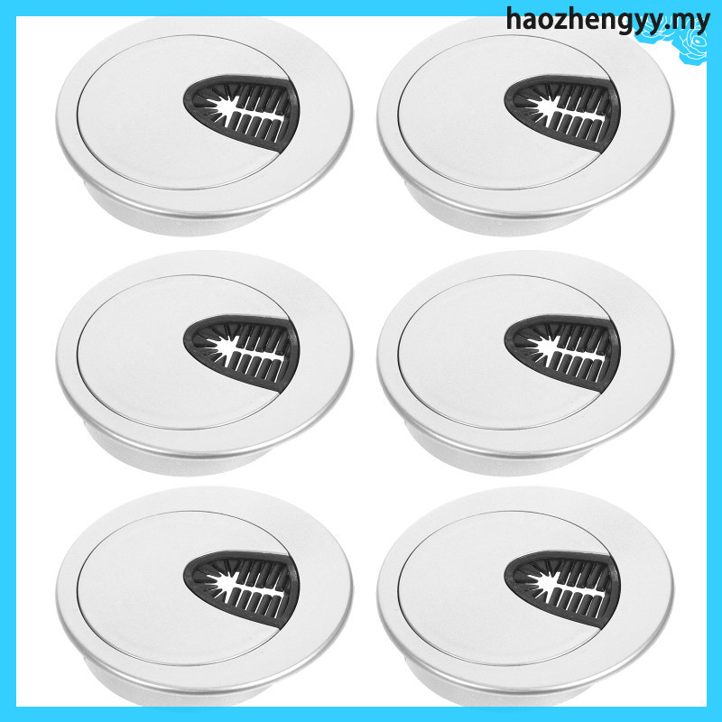 Threading 6 Pcs Desk Hole Grommet Wire Cord Desks Office Table for ...
