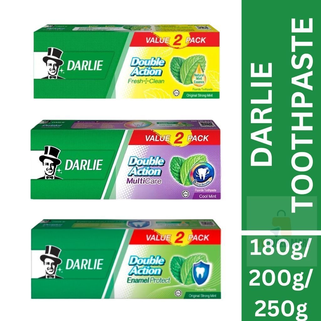 DARLIE Toothpaste Double Action Fresh Clean / Multicare / Enamel ...