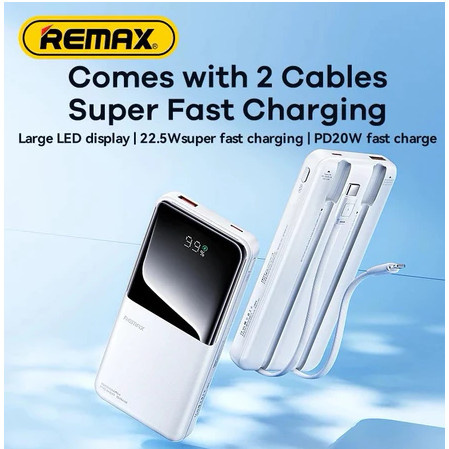 Remax RPP-679/RPP-680 20W+22.5W Detachable Powerbank 10000mah 20000mah ...