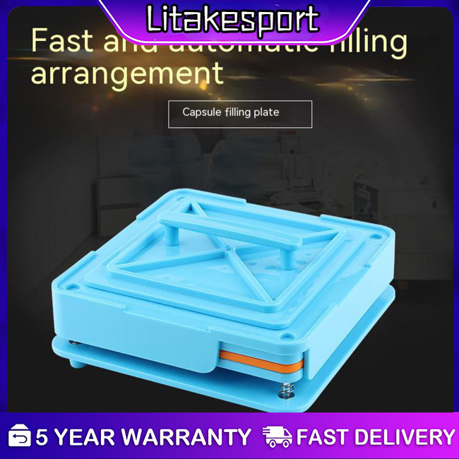 Local Delivery！ Manual Capsule Filling Machine Reusable Food Grade 100 ...